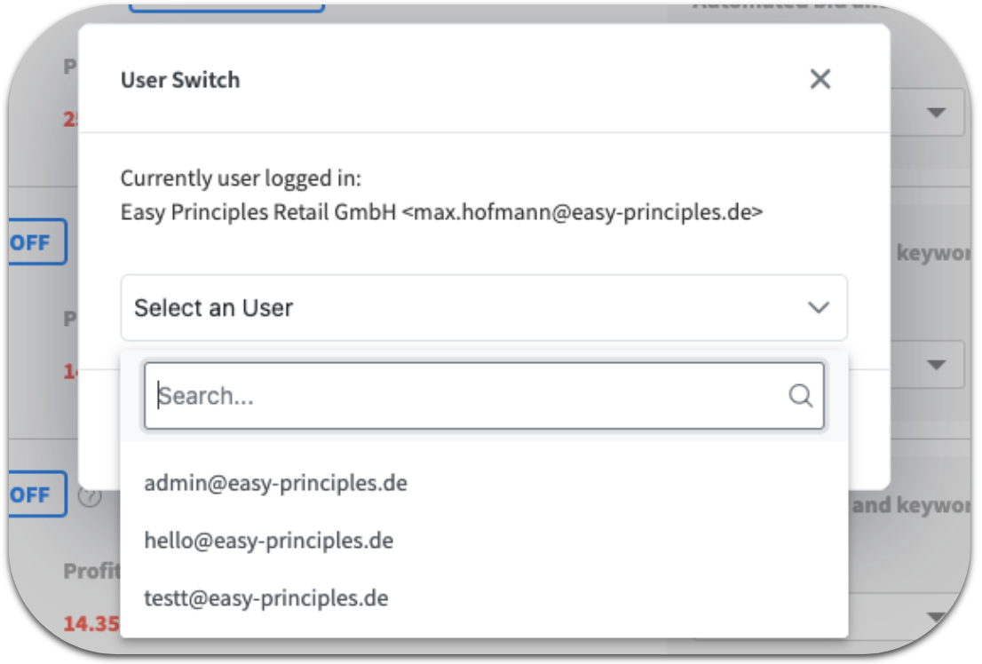 How can I manage multiple Accounts in BidX as an agency?